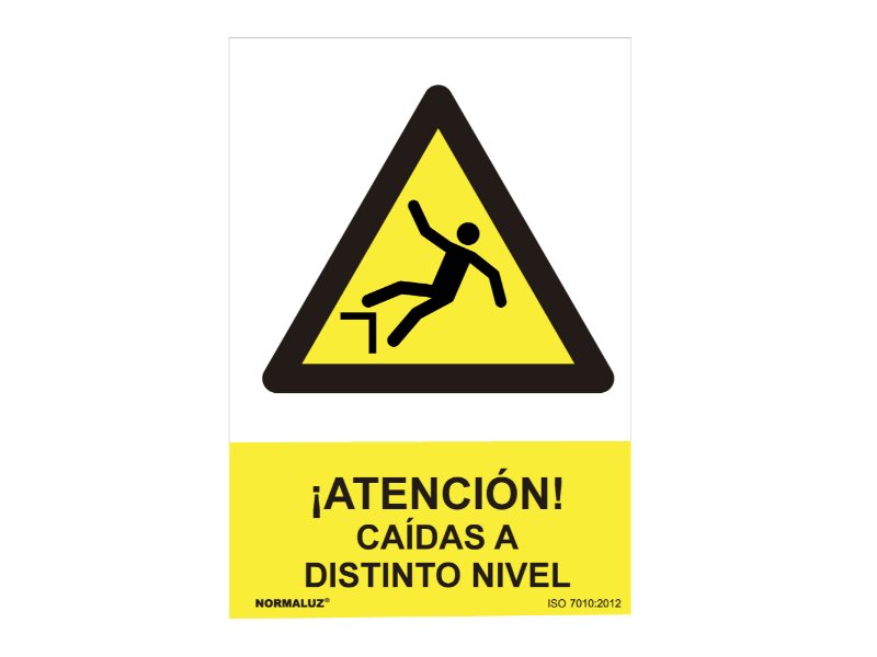 Signalisation de Sécurité en PVC - Attention Chutes à Différents ...