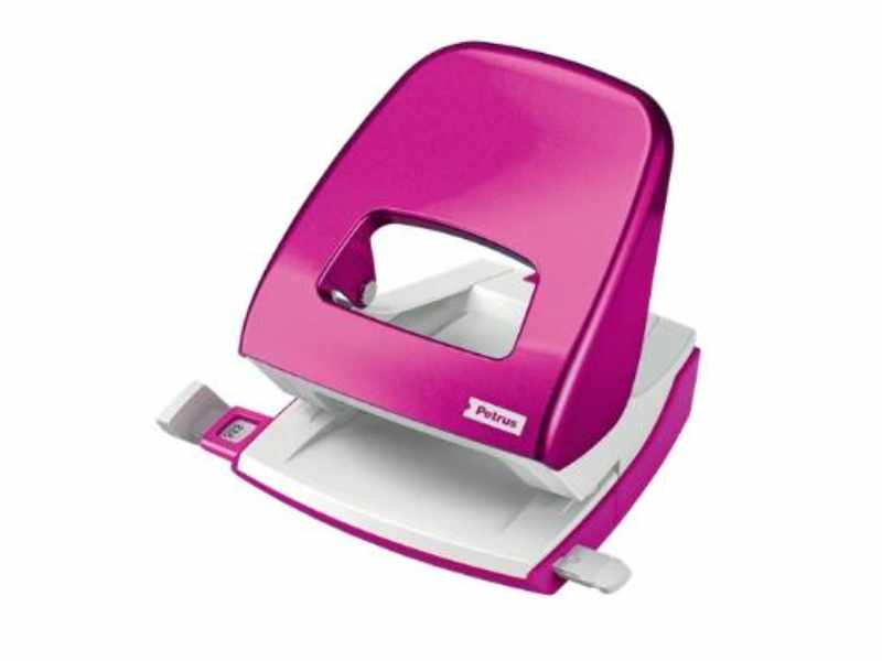 Perceuse à Papier Petrus 62 - Capacité 30 Feuilles, Couleur Fuchsia Vibrant