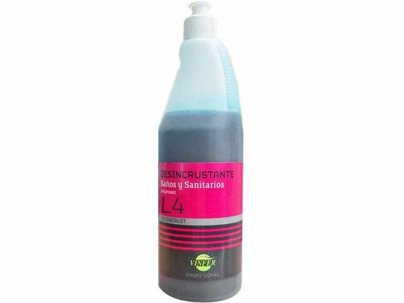 Vinfer limpiador multiusos l4 desincrustante baños y sanitarios botella ...