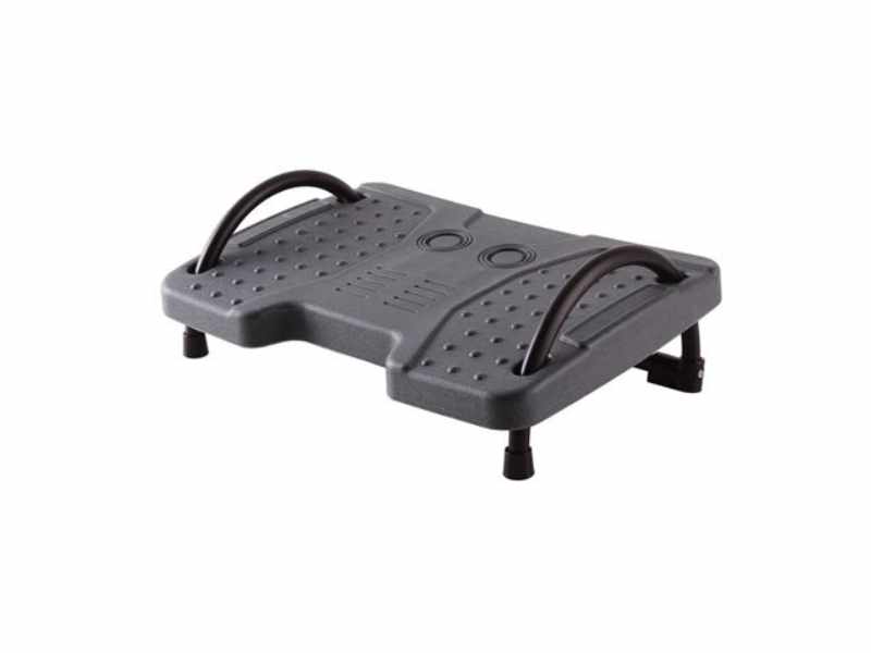 Cromad Repose-Pieds Ergonomique Réglable aux Finitions Grises Texturées