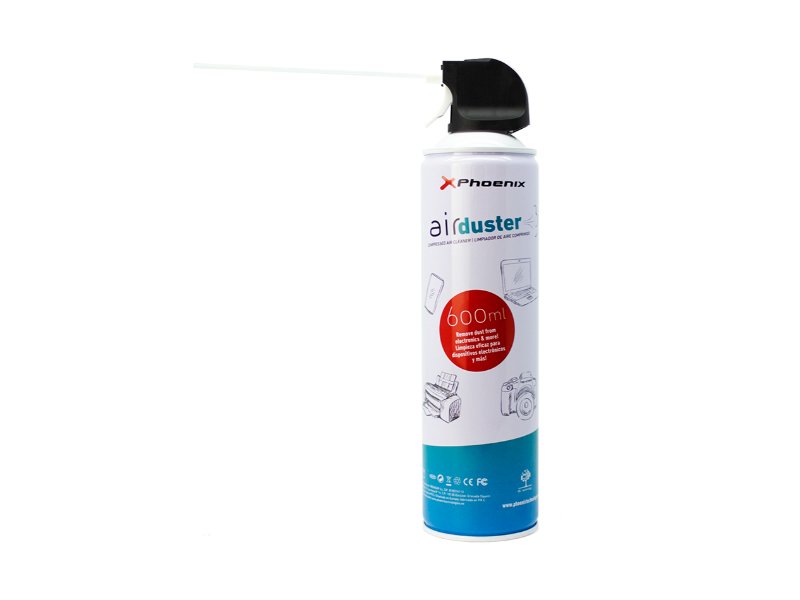 Spray Nettoyant à Air Comprimé Phoenix 600ml pour Électronique et Mécanique