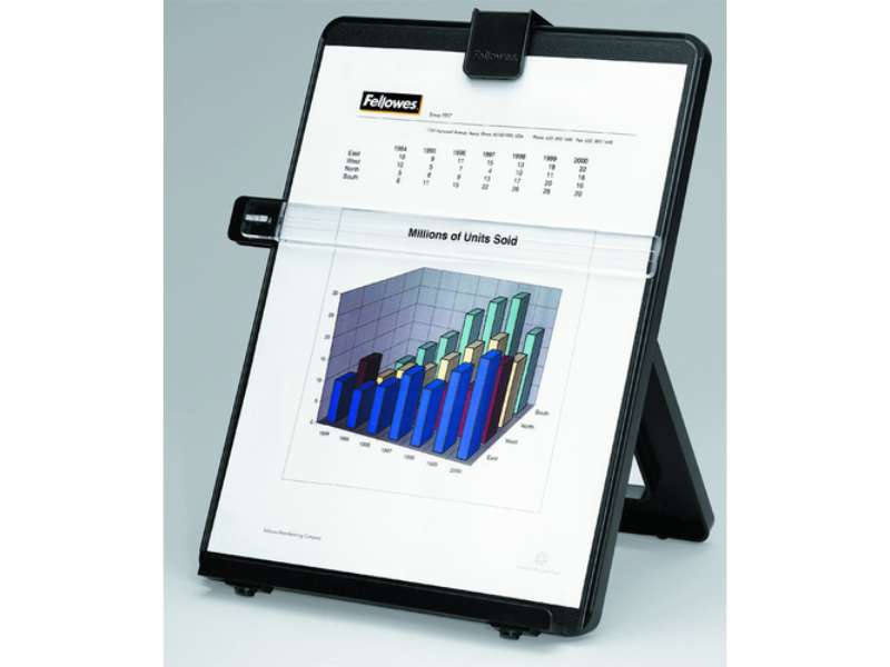 Porte-Documents Ergonomique A4 Réglable Fellowes 21106 pour Bureau, 120 ...