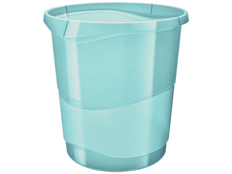 Esselte papelera colour´ice azul transparente