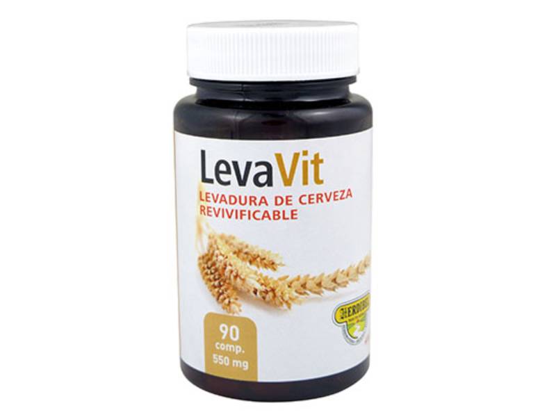 LEVAVIT 90comp. 500mg. (Levadura de Cerveza Viva + Vitaminas)