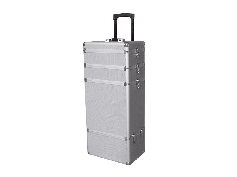 Valigia Trolley 4 Scomparti 81,5x24,5x37 Argento