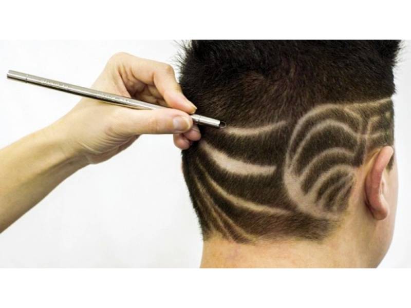 Stylo Rasoir Barber Line: Précision & Contrôle pour Contours Barb/Cheveux.