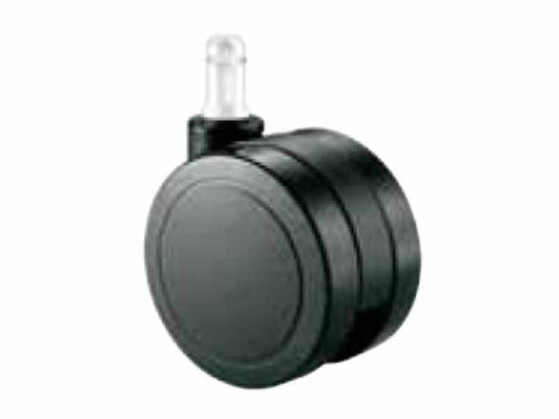 Pack 5 ruedas de nailon de 65mm negra