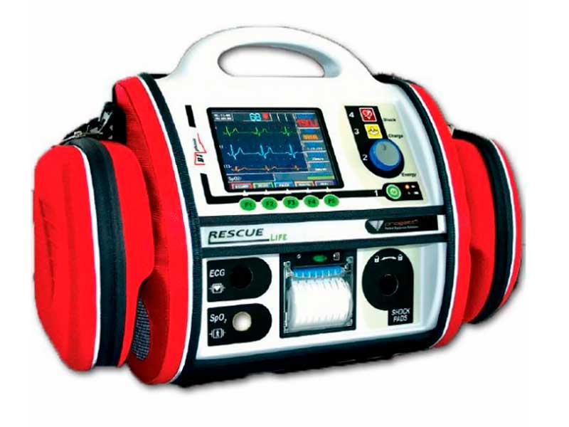 Monitor desfibrilador RESCUE LIFE 7 Basic 5 ECG