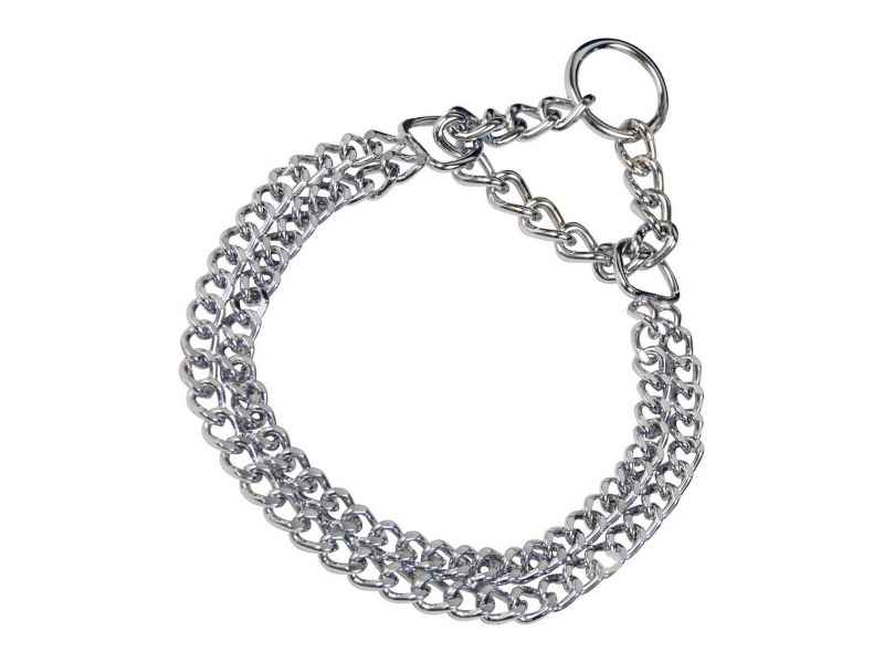Collier pour Chien Hs Sprenger Double (35 cm) Acier Chromé