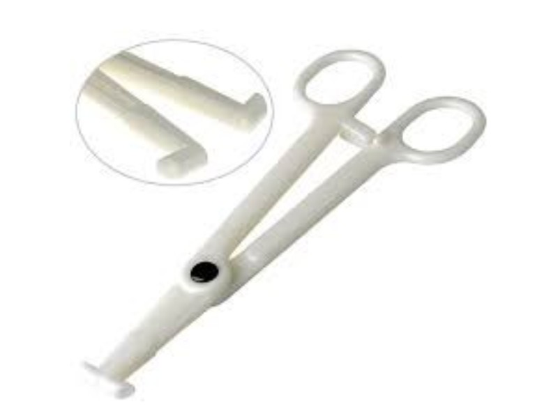 Pinza forceps Septum desechable