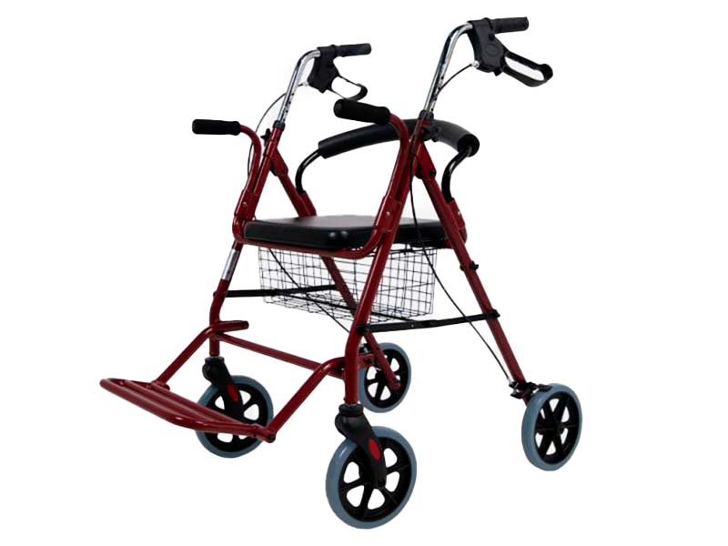 Silla ROLLATOR con frenos en empuñadura