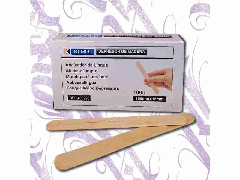 DEPRESOR MADERA 100 unid