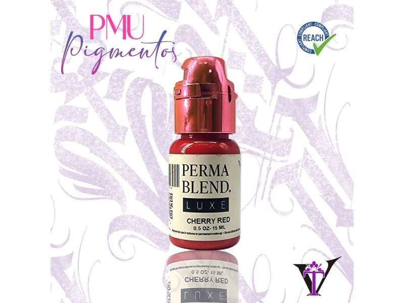 Pigmento cosmético PERMA BLEND LUXE CHERRY RED
