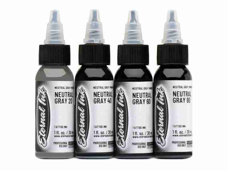 Kit pigmentos artísticos Gray Eternal Ink Neutral 1oz