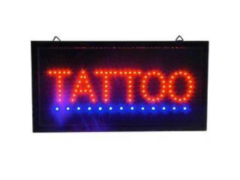 CARTEL Luminoso TATTOO Led
