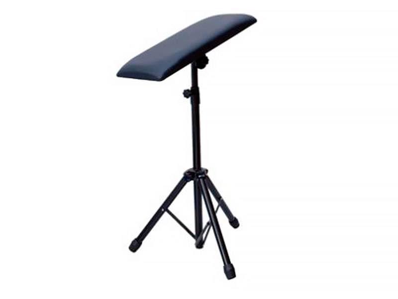 Apoyabrazos para Tatuajes - Reposabrazos Negro Ajustable - 52x20 cm
