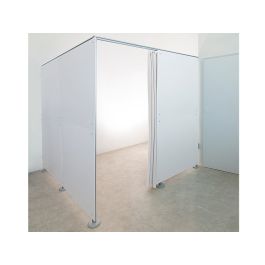 Cabina ad angolo per creare un'area riservata A, 202 x 205 x 205 cm
