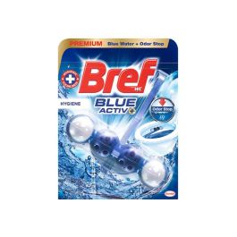Wc colgador bref activo agua azul higiene